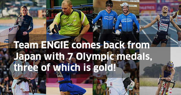 Team ENGIE comes back from Japan with 7 Olympic medals, three of which ...