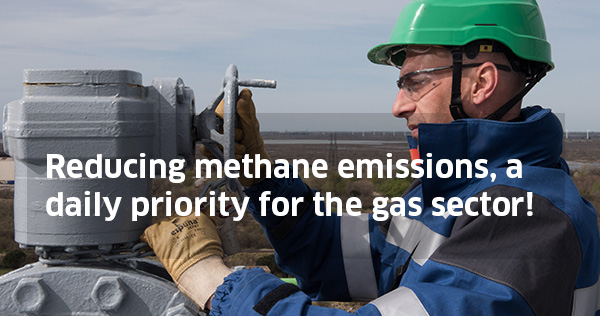 Reducing methane emissions, a daily priority for the gas sector!